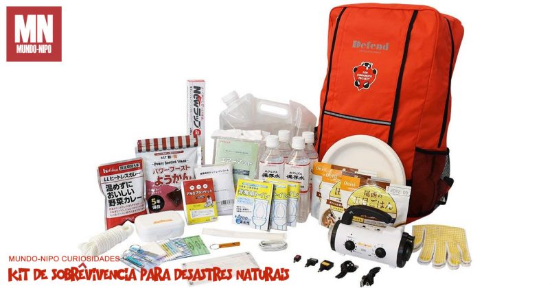 O que tem em um kit para desastres naturais no Japão? - Mundo Nipo